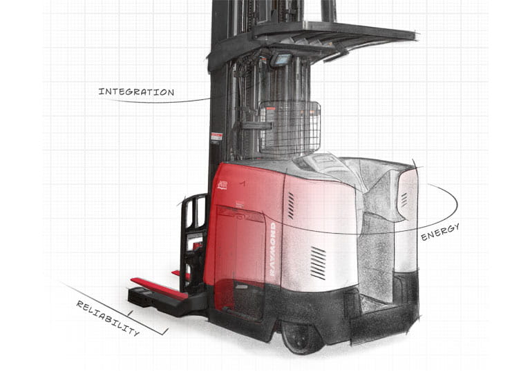 High Capacity Reach Truck | High Lift Forklift | High Reach Forklift