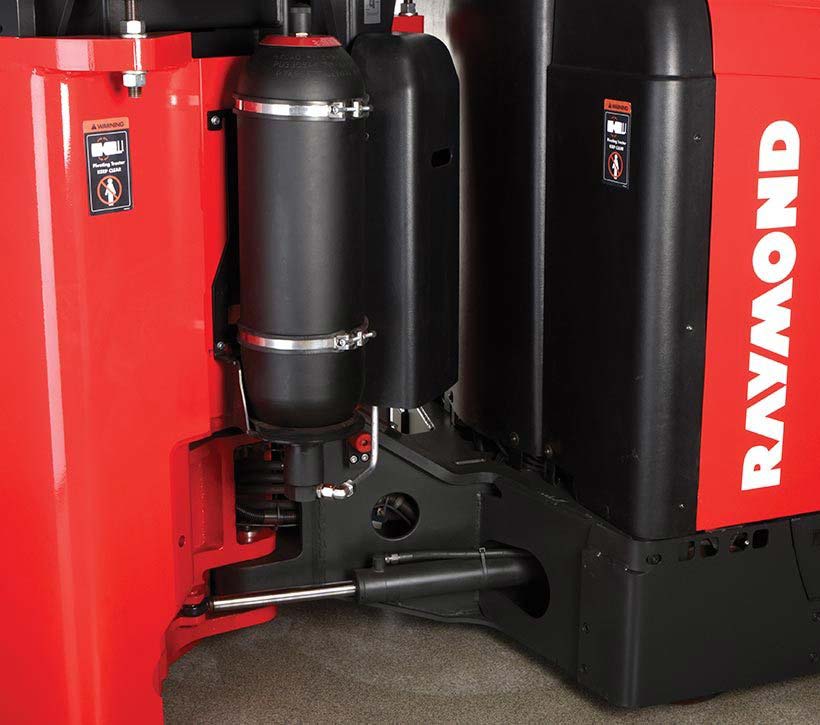 Raymond 9800 Swing-Reach Turret Truck | Very Narrow Aisle Forklift